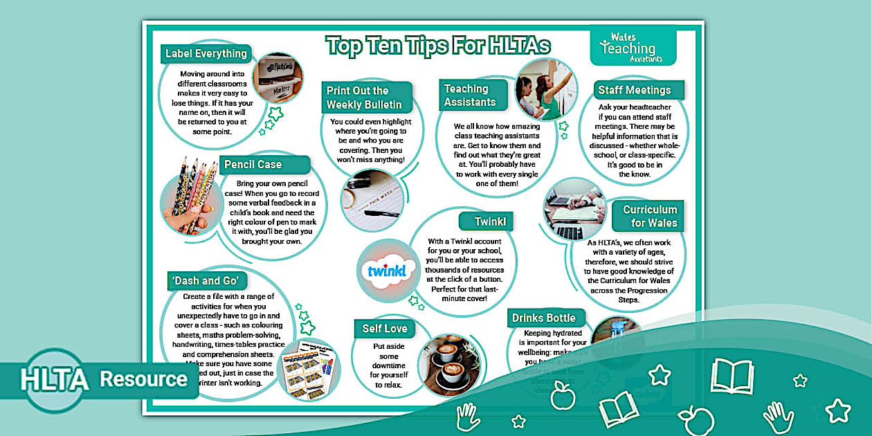 Wales TA CPD: Top Ten Tips For HLTAs (teacher made) - Twinkl