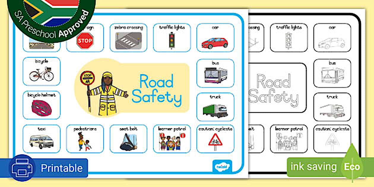 Road Safety Communication Mat (teacher made) - Twinkl