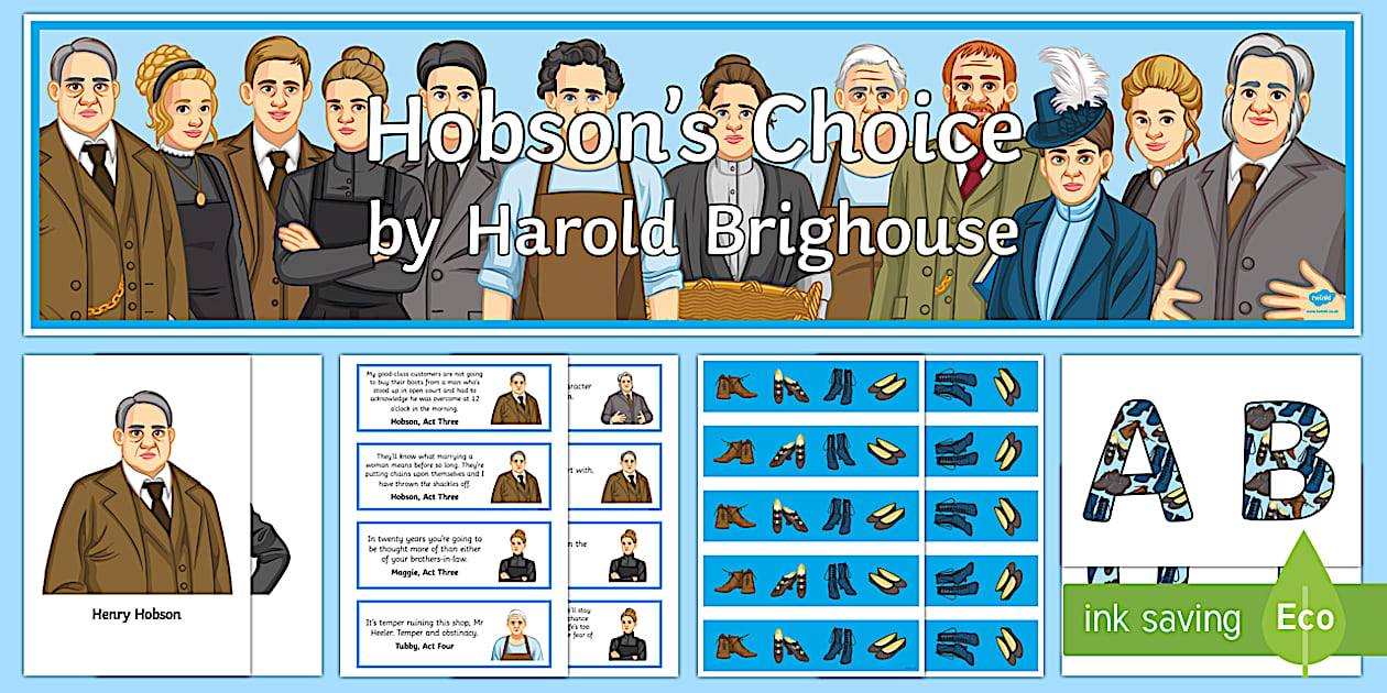 GCSE Hobson's Choice Display Pack (teacher made) - Twinkl