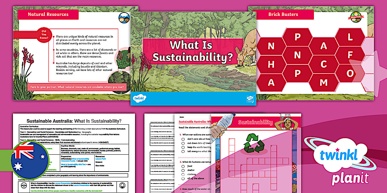 Year 4 Sustainable Australia Lesson 1 (teacher made)