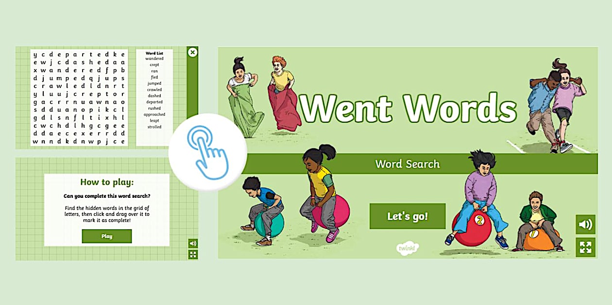 Went Words Word Search (teacher made) - Twinkl