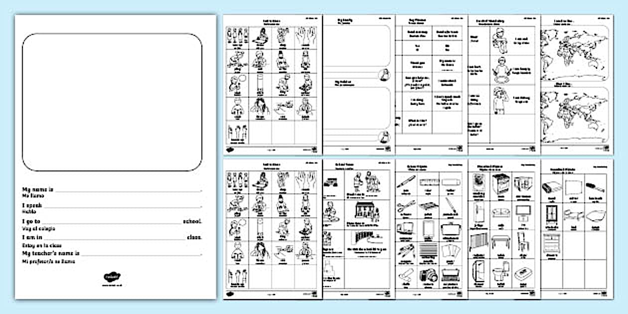 New Starter Welcome Activity Booklet English/Spanish
