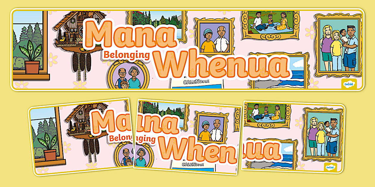 Mana Whenua Belonging Banner (teacher made) - Twinkl