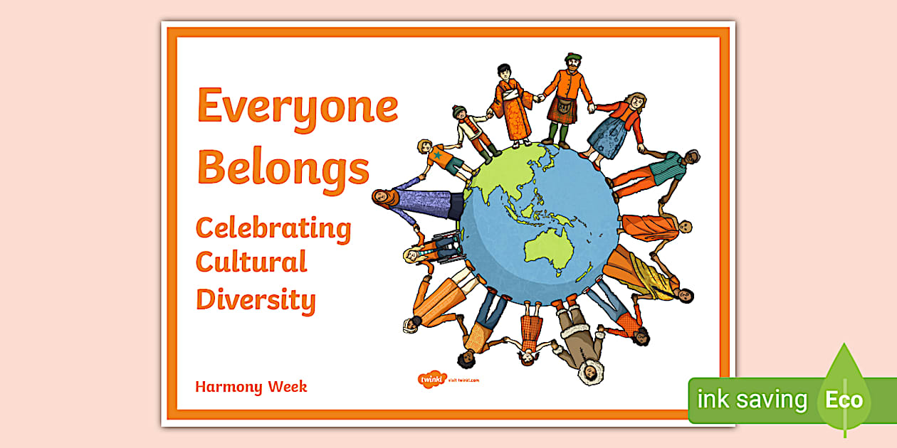 Australia Harmony Week with Alternative Earth Poster