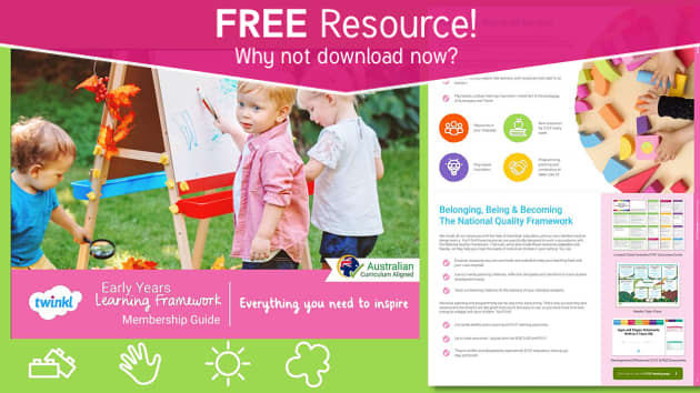 FREE! - EYLF Practitioners Membership Guide (teacher made)