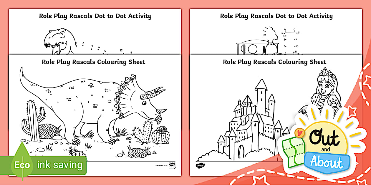 Role Play Rascals Activity Pack | Out & About (teacher made)