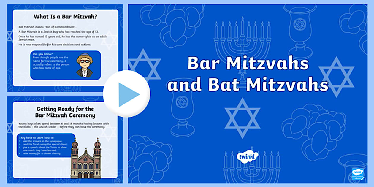 Bar Mitzvah and Bat Mitzvah (teacher made) - Twinkl