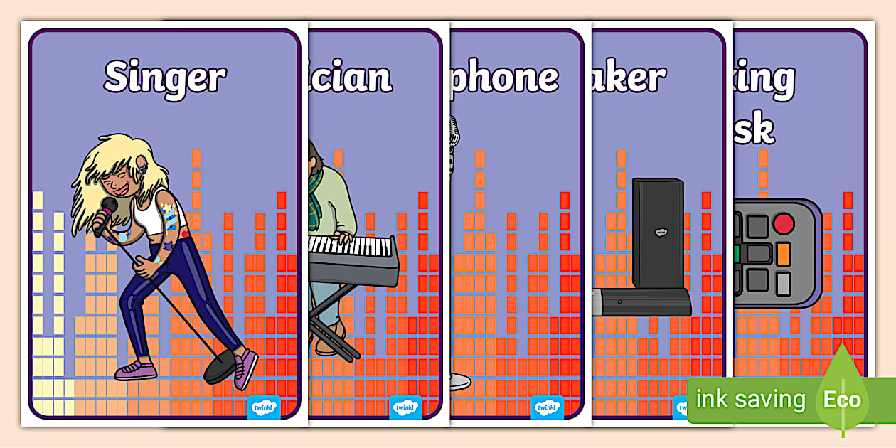 Music Production Studio Role Play Posters (teacher made)