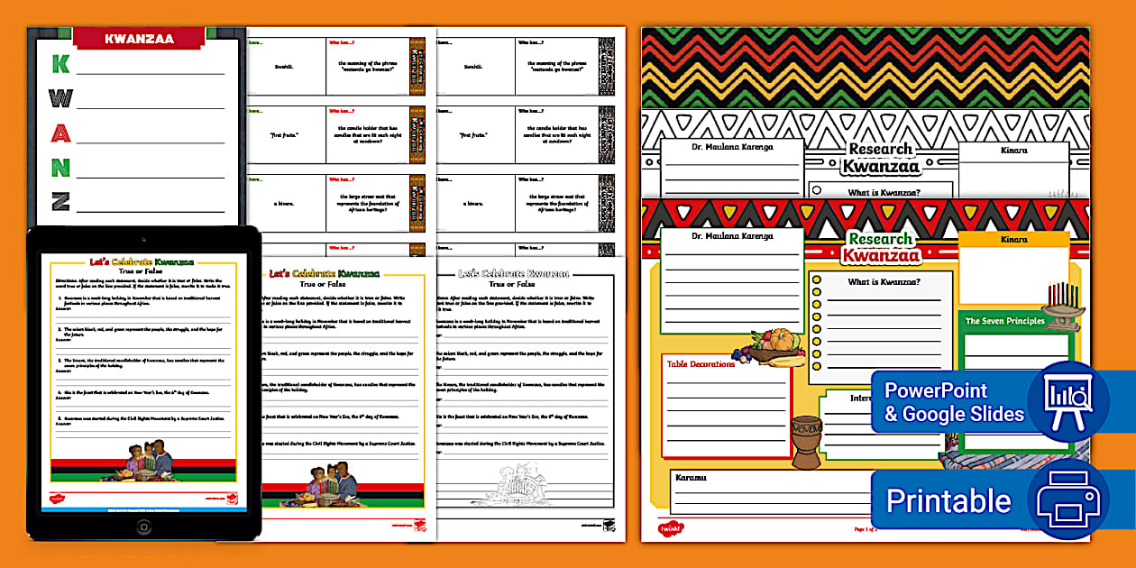 Kwanzaa Classroom Activities for 6th-8th Grade | Twinkl USA