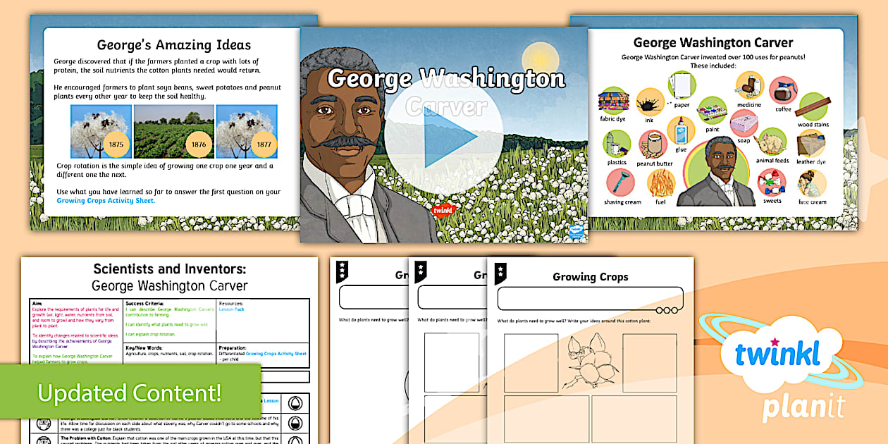 Scientists and Inventors: George Washington Carver Lesson