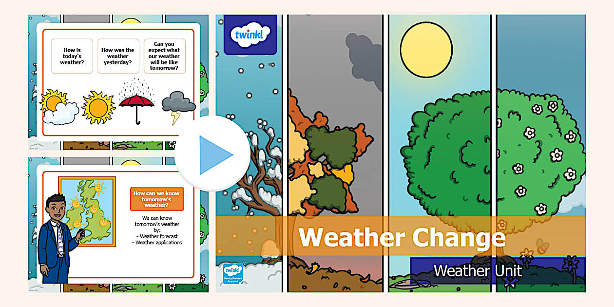 Weather Change - Weather Unit (teacher made) - Twinkl
