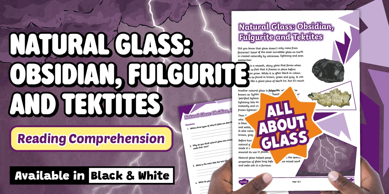 Natural Glass Reading Comprehension