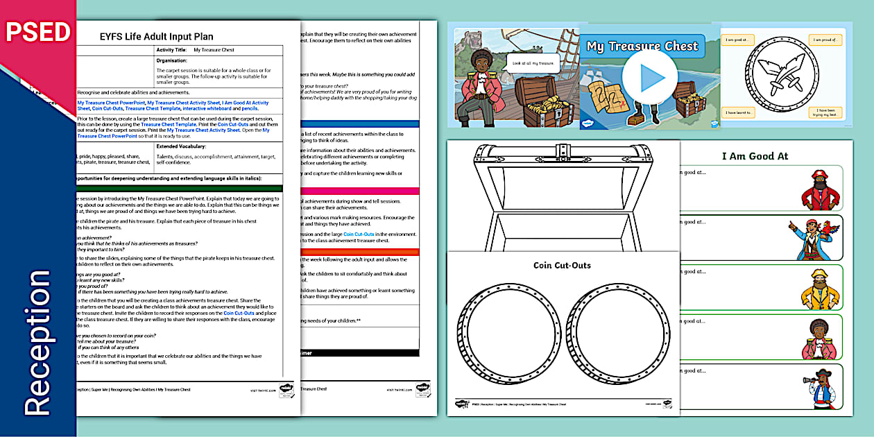 PSED My Treasure Chest Adult Input Plan and Resource Pack