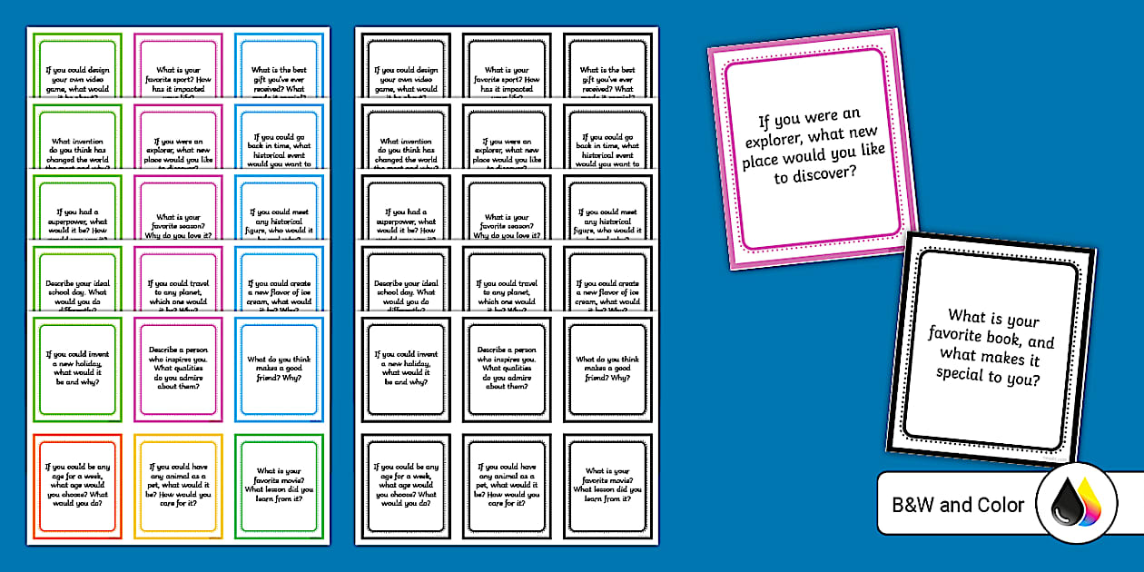 Quick Card Conversations: Public Speaking for 3rd-5th Grade