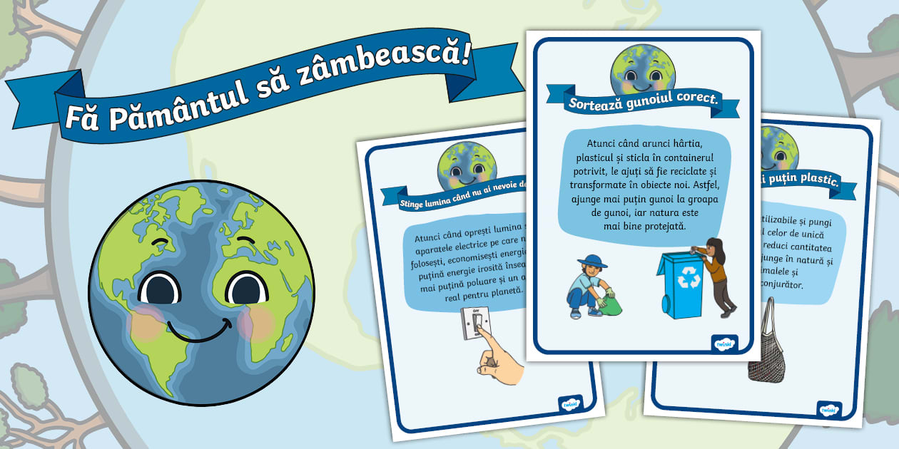 Fă Pământul să zâmbească! – Planșă