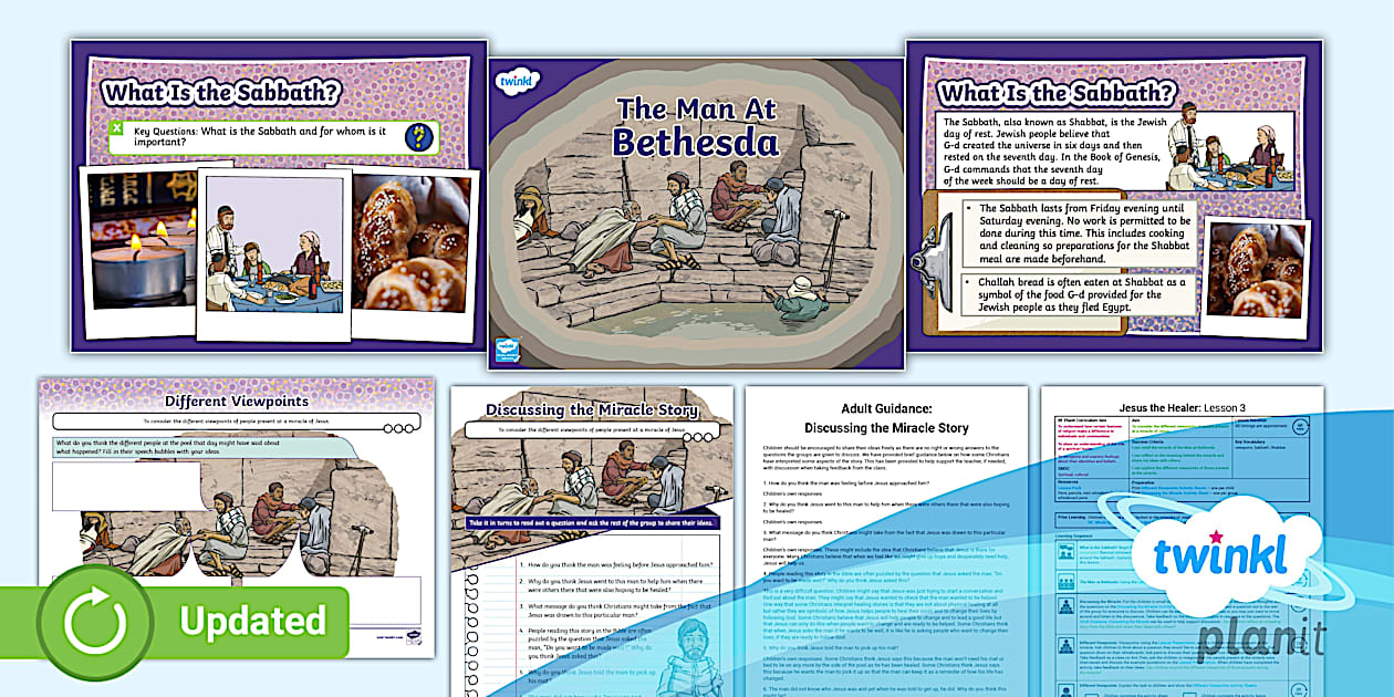 RE: Jesus the Healer: The Man at Bethesda Year 5 Lesson 3