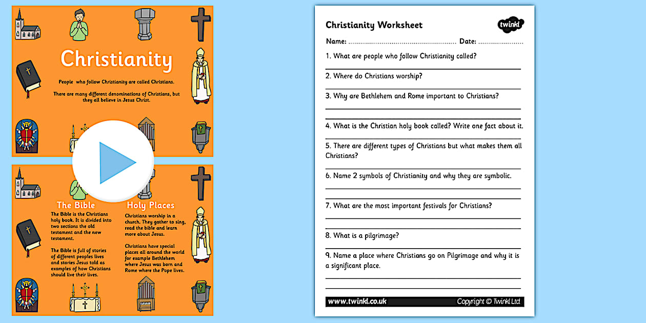 Christianity Teaching Pack - Different Types of Christianity
