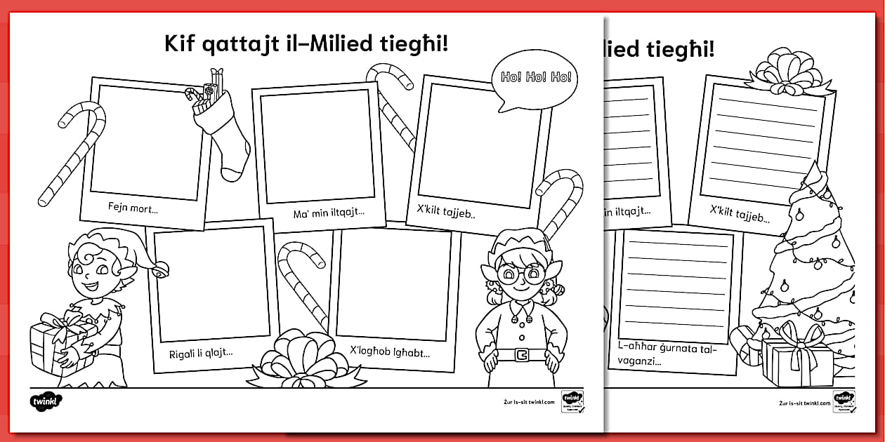 Attività tal-Kitba: Kif Qattajt il-Vaganzi tal-Milied Tiegħi