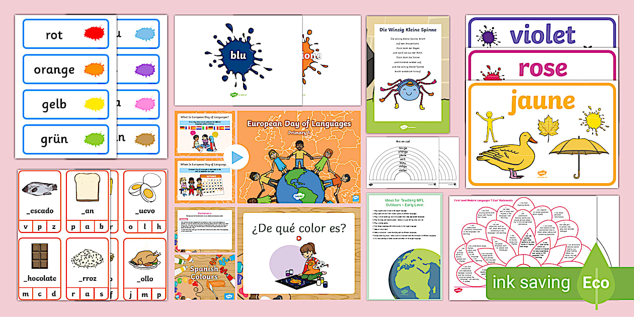 European Day of Languages Ideas for Early Level Children