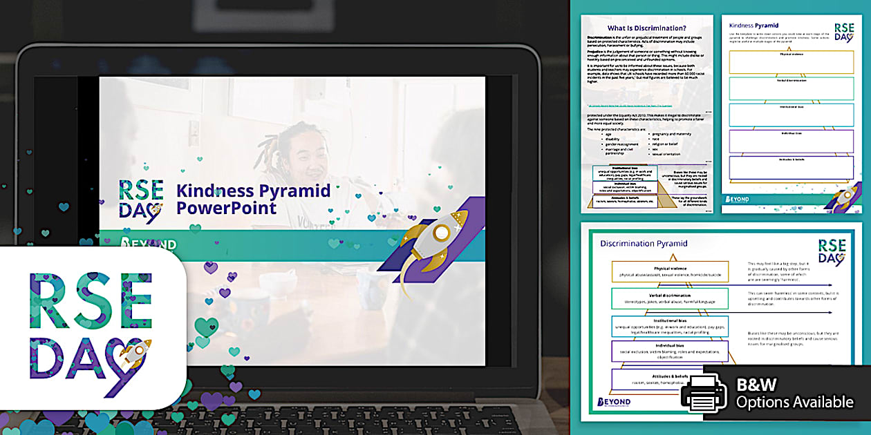 FREE! - Kindness Pyramid PowerPoint and Worksheet | RSE Day