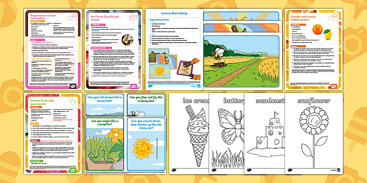 EYFS Summer Resource Pack | Ages 2-3 | Toddlers - Twinkl