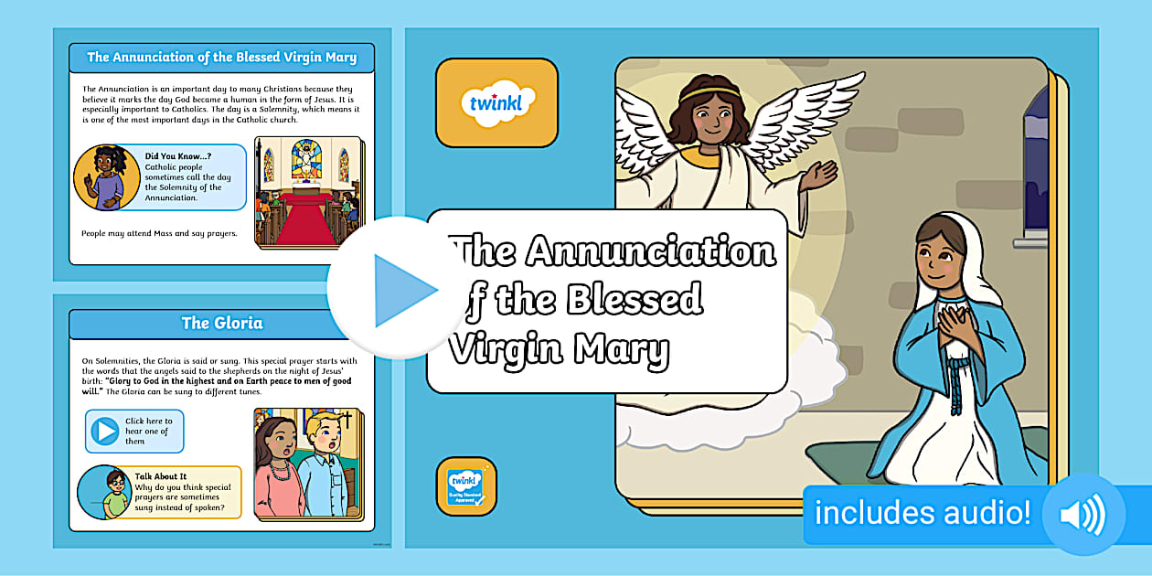 Annunciation of the Blessed Virgin Mary PowerPoint