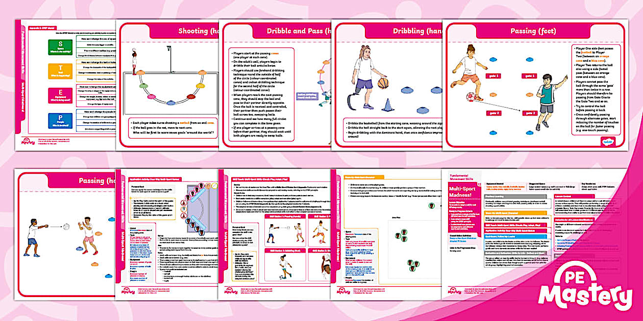 Year 5 FMS Lesson 12 - Multi-Sport Madness! - Twinkl