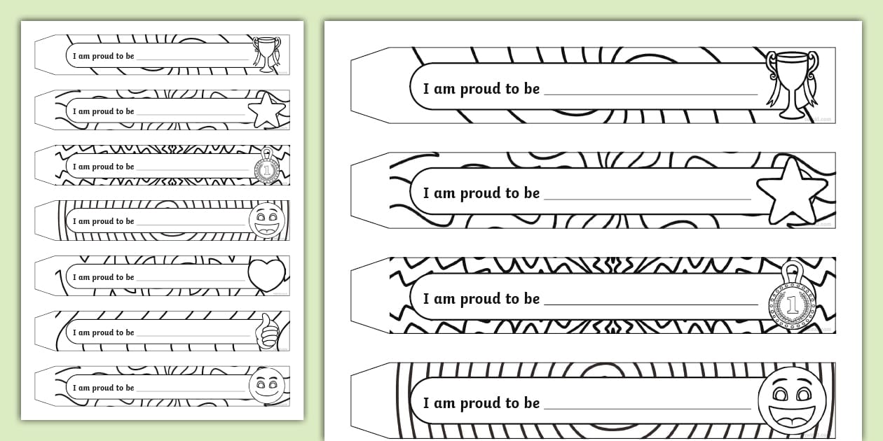 Proud to Be...Paper Chains - Twinkl Crafts (teacher made)