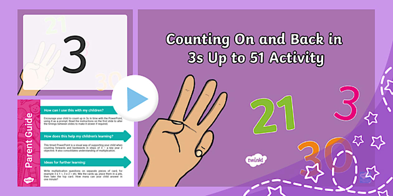👉 Counting in 3s Activity (Ages 6 - 7) (teacher made)