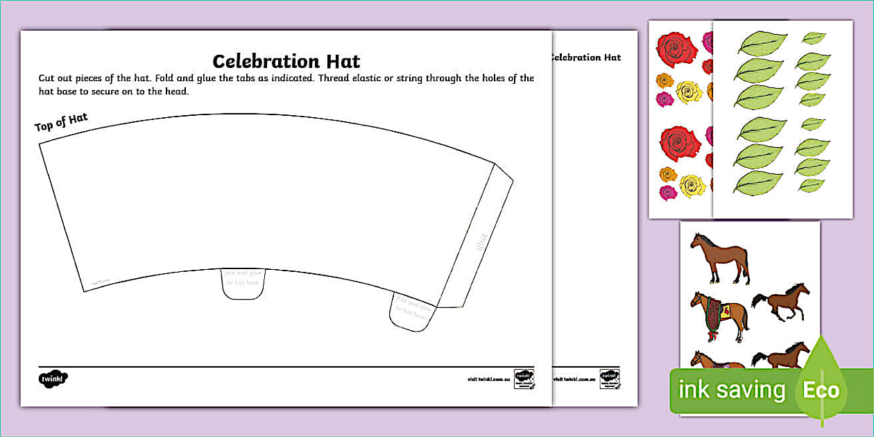 Melbourne Hat Craft Activity | Celebration Hat Craft