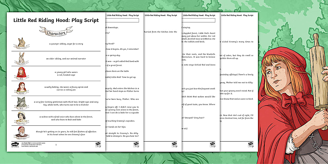 Little Red Riding Hood Script | Twinkl Originals - Twinkl