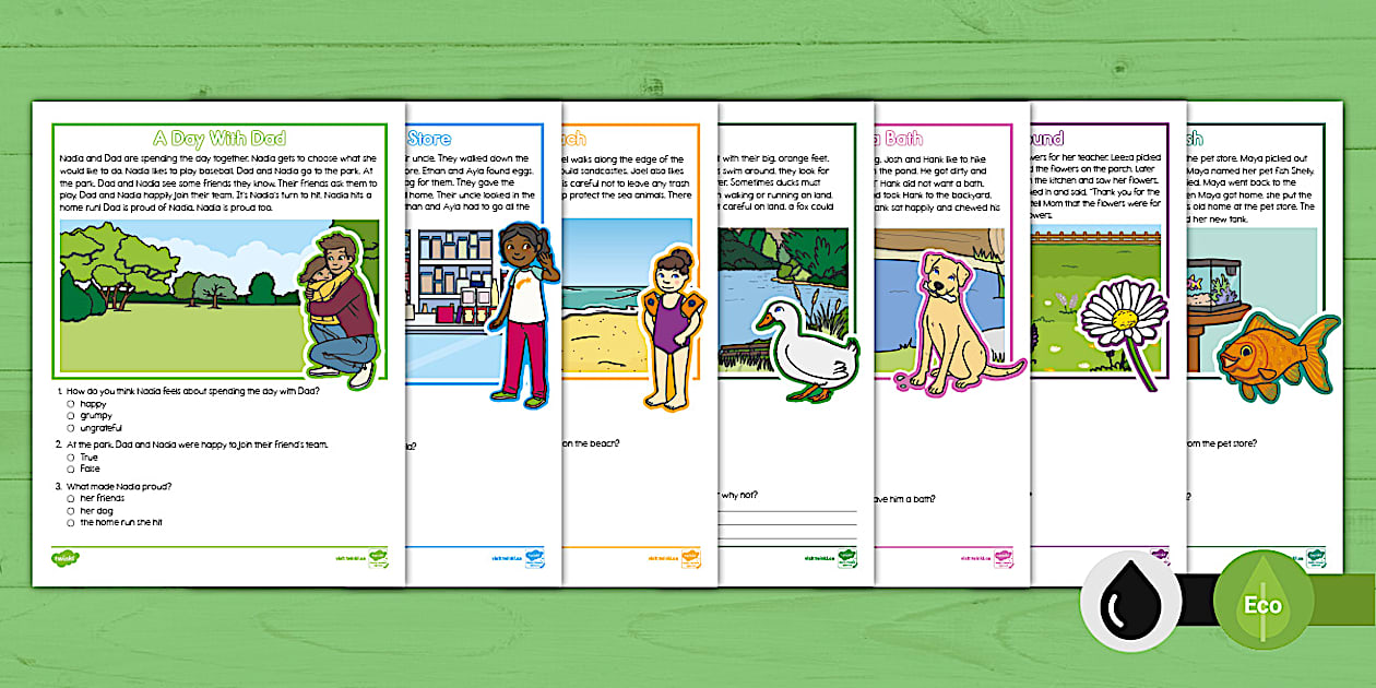 First Grade Reading Comprehension Passages | Twinkl CA