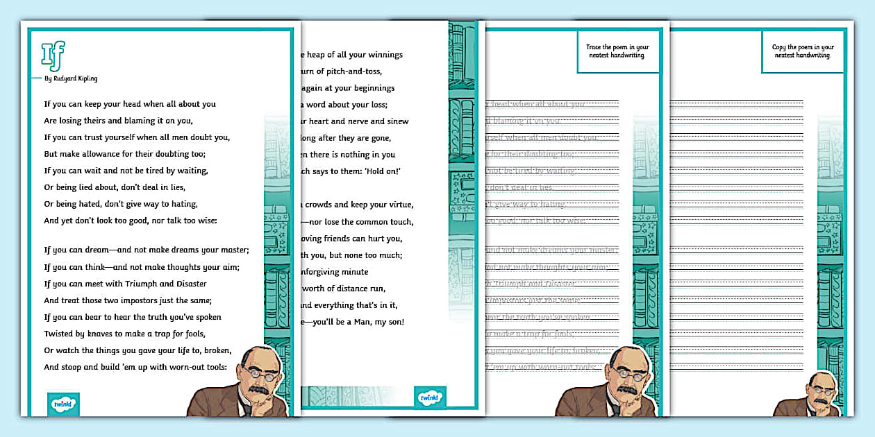 If Handwriting Poem Pack - Twinkl