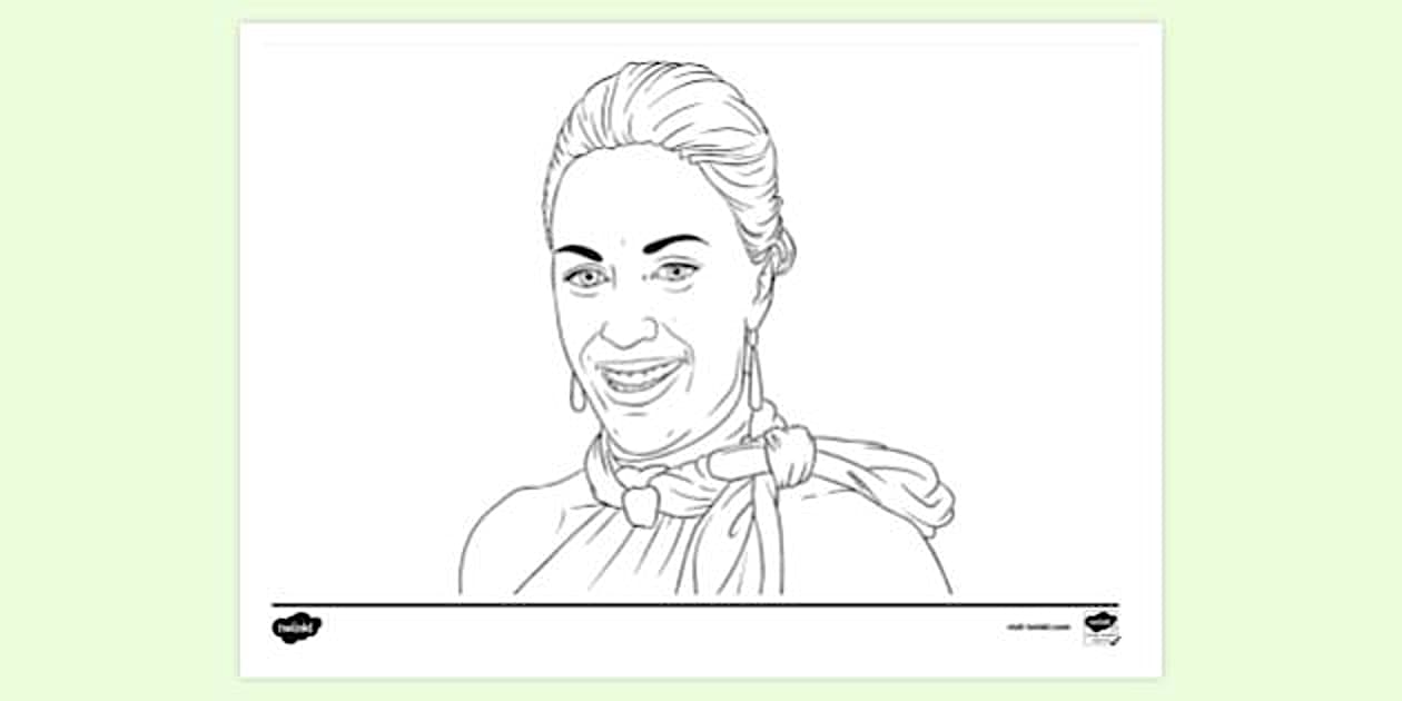 Sophie Pascoe Colouring Sheet | Colouring Sheets - Twinkl