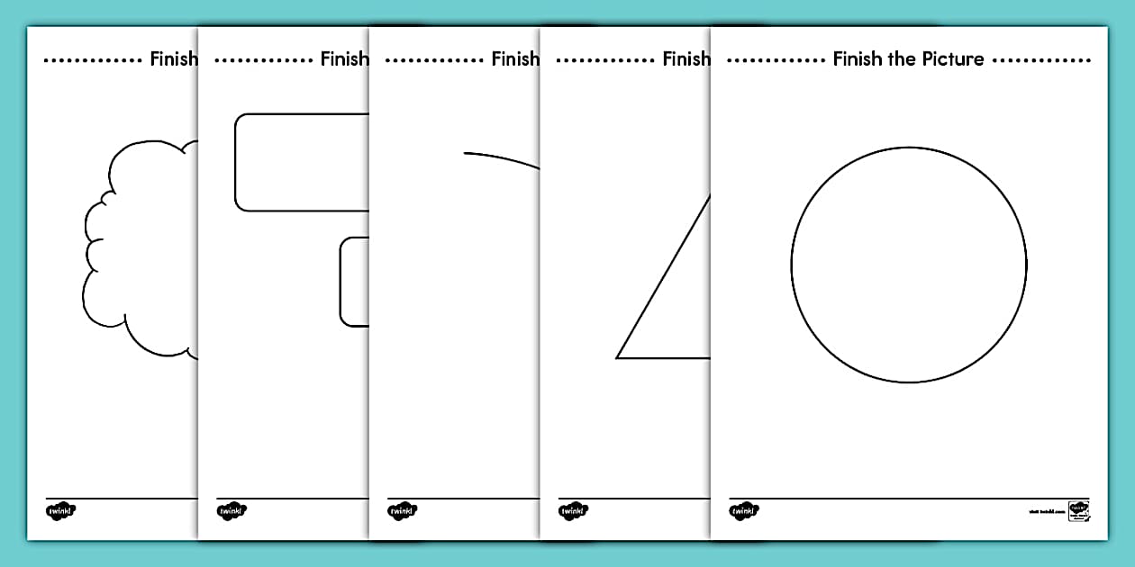 What Could It Be? Finish the Picture Drawing Activity Pack