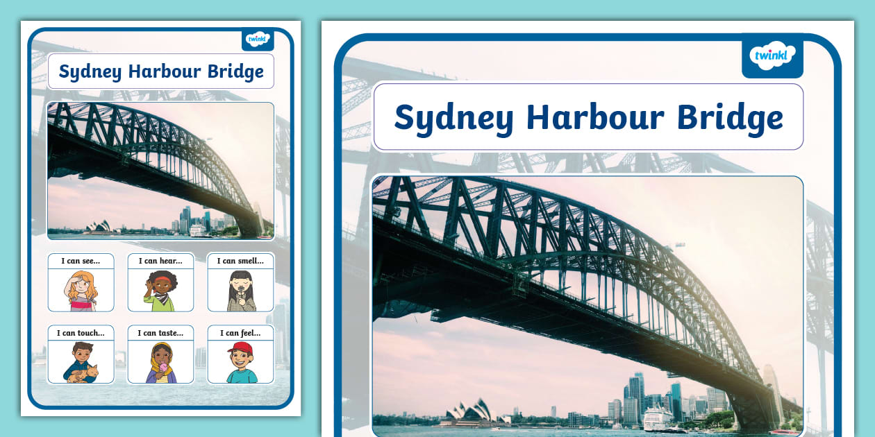 * NEW * Sydney Harbour Bridge Senses Display Poster - Twinkl