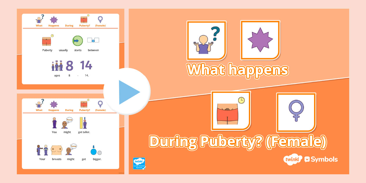 Twinkl Symbols: Older Learners: What Happens During Puberty?