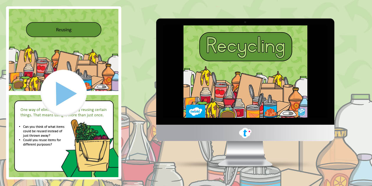 Grade 3 - Recycling Discussion PowerPoint (Teacher-Made)