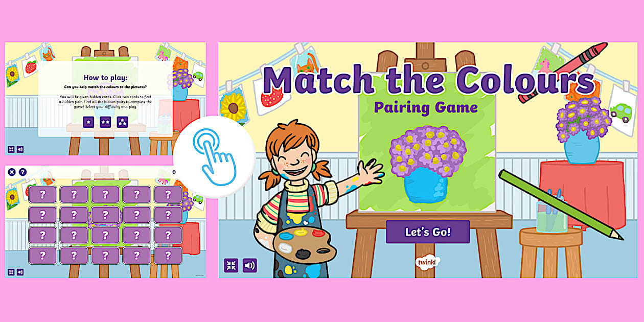 Interactive Colour Matching Game | Twinkl Go! (teacher made)