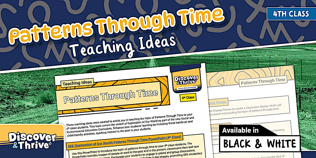 Patterns Through Time Teaching Ideas {Teacher Aid}