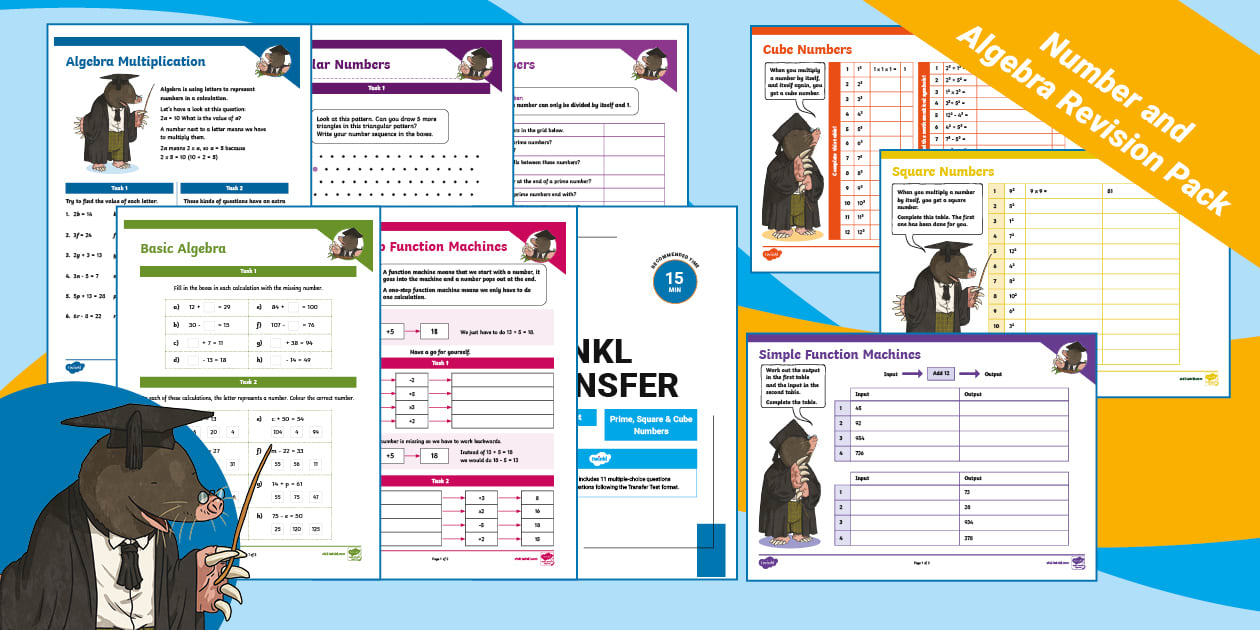 Number and Algebra Revision Pack