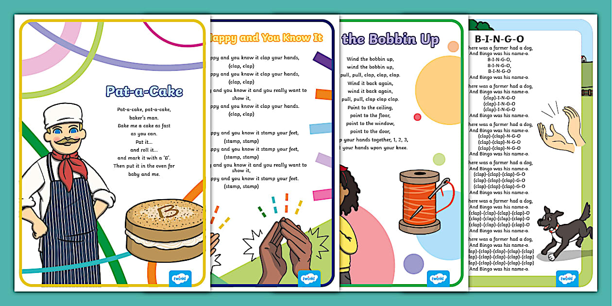 Clapping Songs and Rhymes Resource Pack - Twinkl