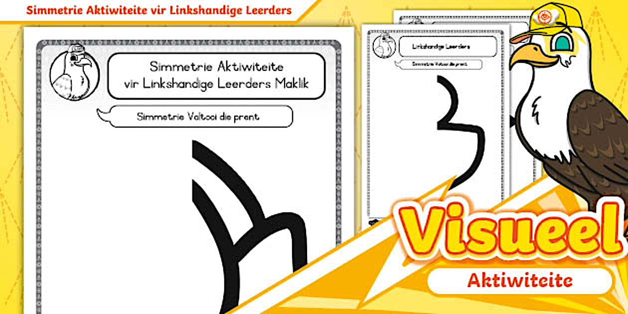 GF Wisk - Simmetrie vir Linkshandige Leerders Maklik - Aktiwiteite