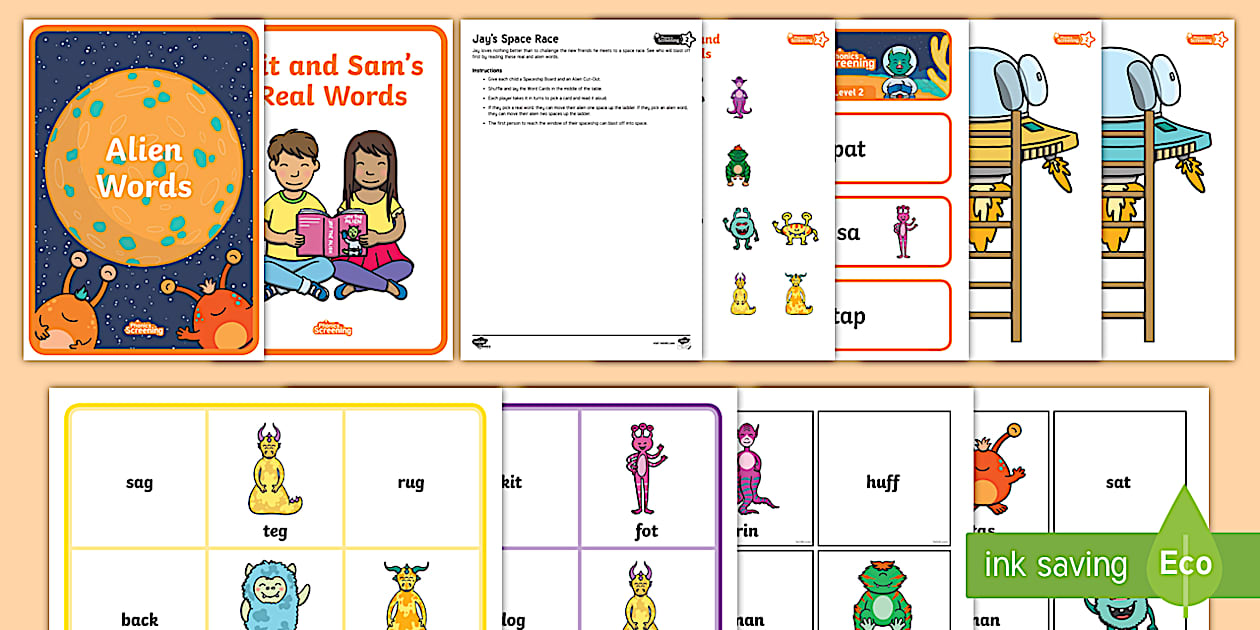 Level 2 Twinkl Phonics Screening Check Group Games - Twinkl