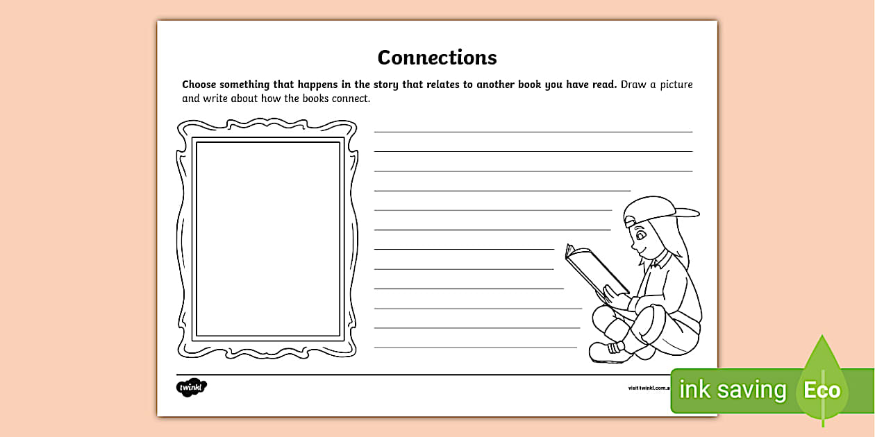 Connections Comprehension Worksheet - Twinkl