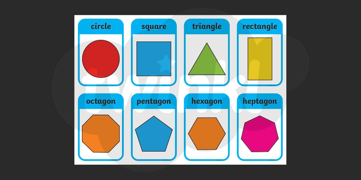 2d geometric shapes names