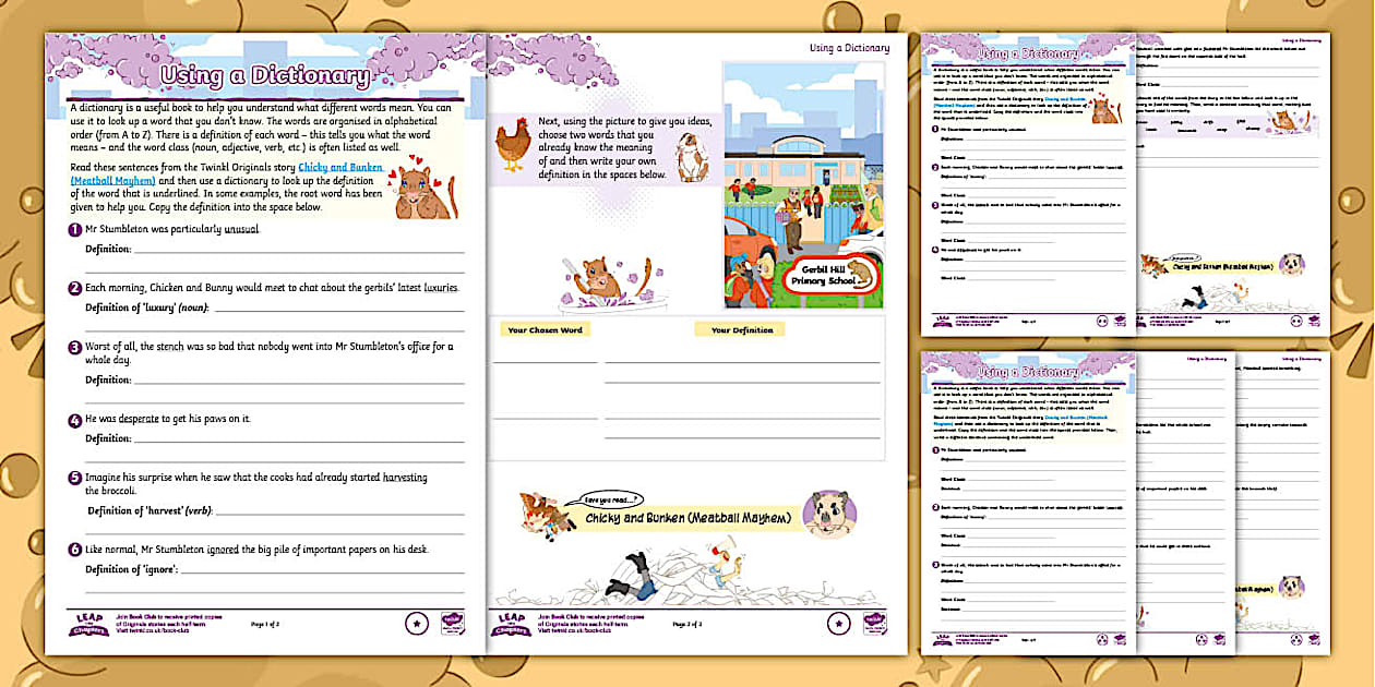 First Chapter Books Activity | Twinkl Originals | KS2