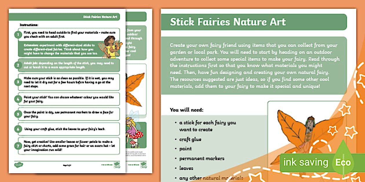 Stick Fairies (teacher made) - Twinkl