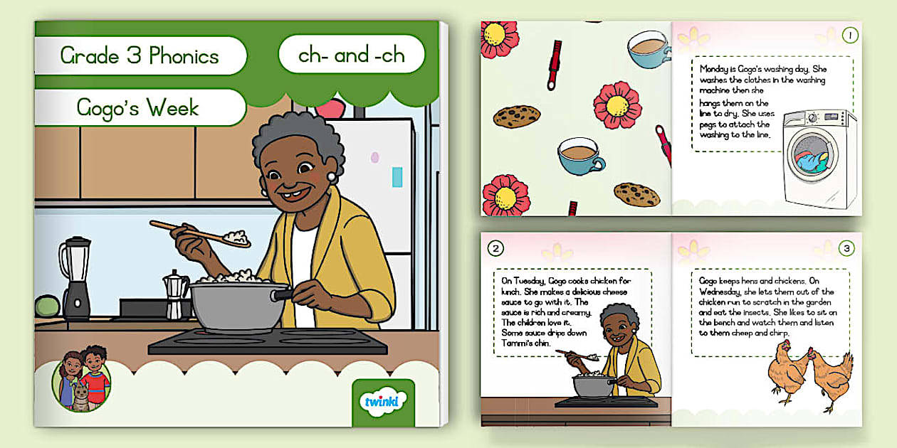 Grade 3 Phonics eBook: ch