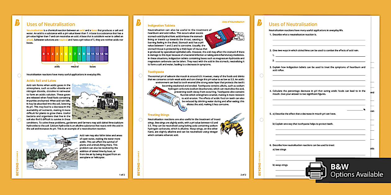 Uses of Neutralisation Reading Comprehension (teacher made)